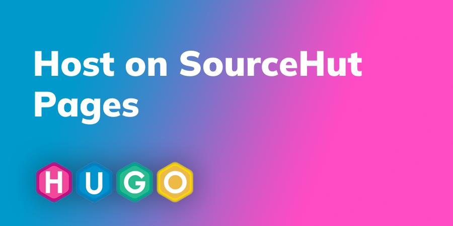 Host on SourceHut Pages
