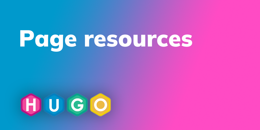 Page resources